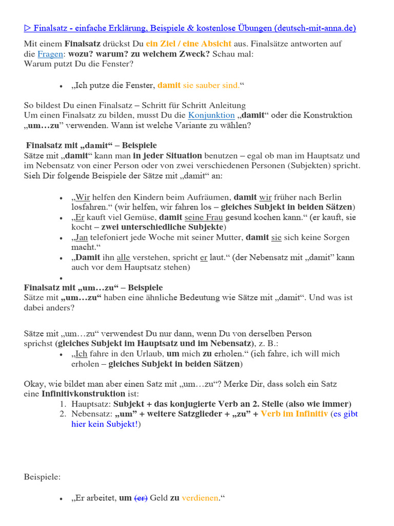 Finalsatz | PDF