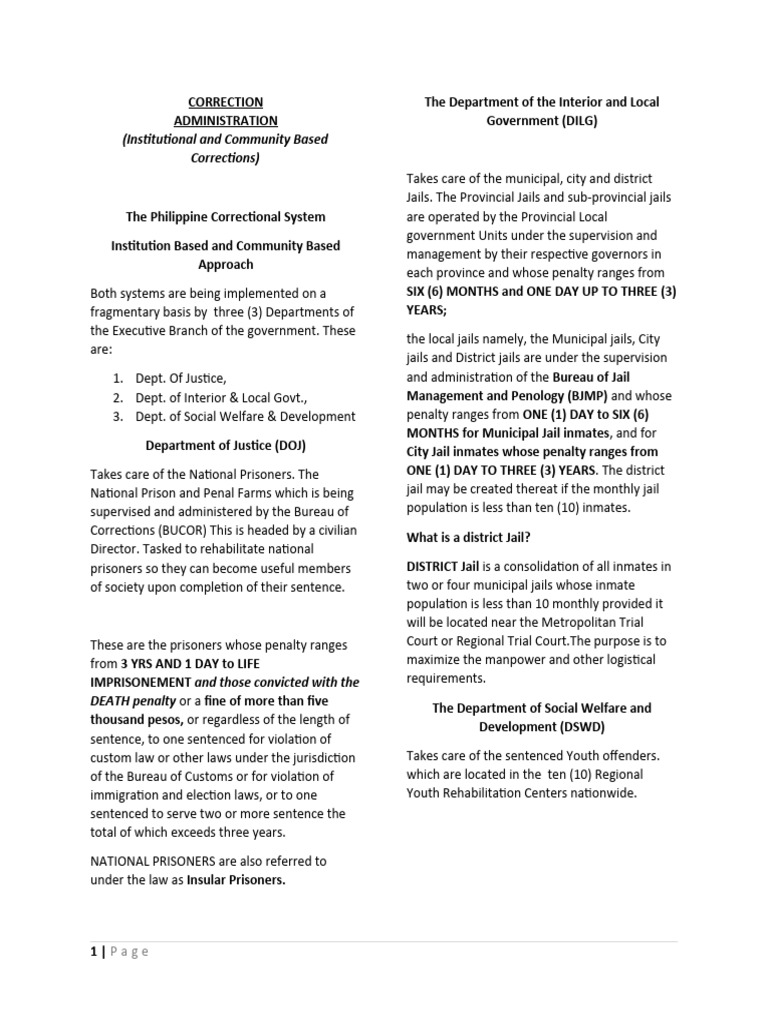 Institutional Correction 31 Slides | PDF | Prison | Prisoner