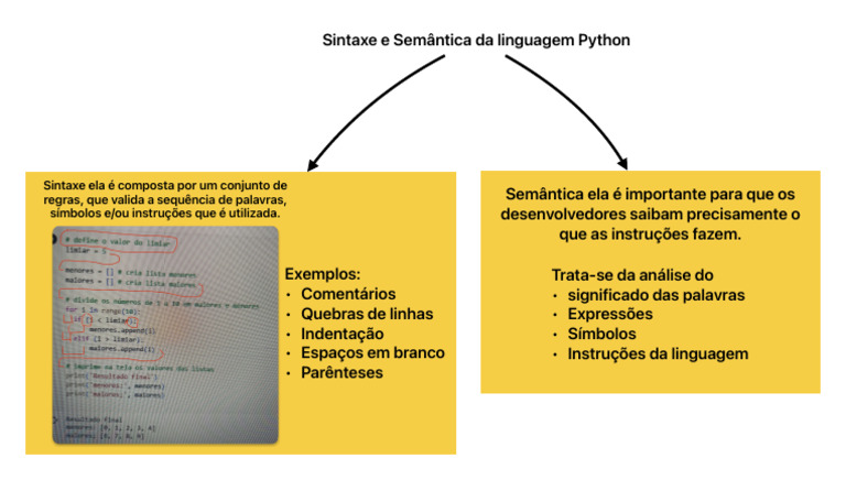 Sintaxe e semântica de linguagem Python | PDF