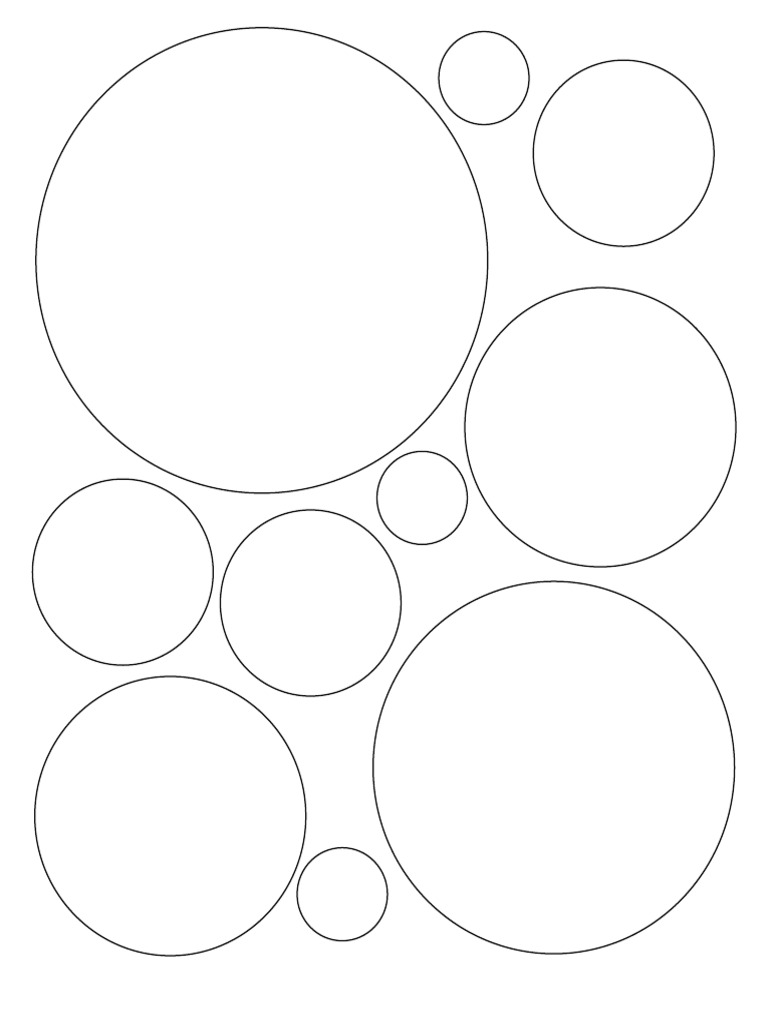 Multi Size Circle Template | PDF