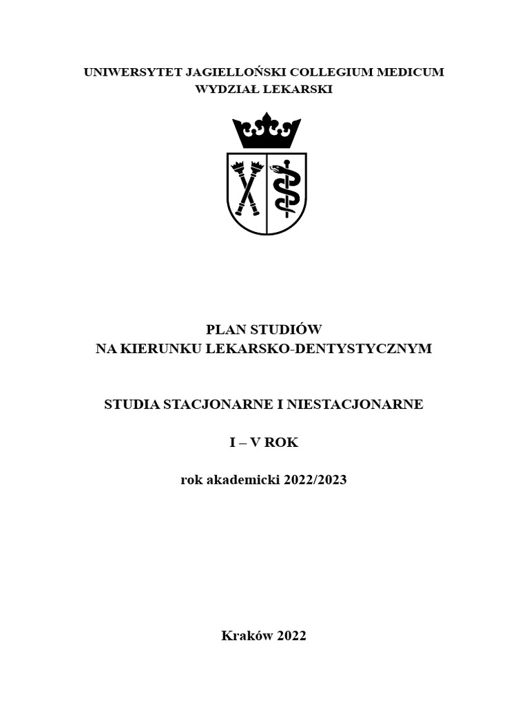 HTTPS:WL - Cm.uj - edu.Pl:Cm:Uploads:2022:12:Plan Studiow 2022 2023. | PDF