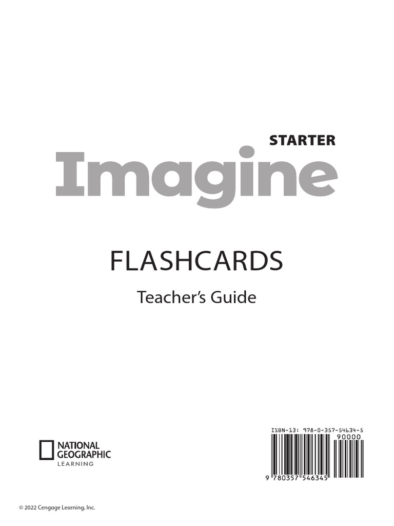 Imagine AmE Starter LessonResources Flashcards Teacher S Guide and Full ...