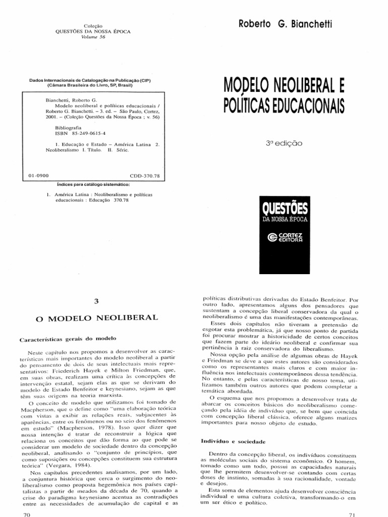 Modelo Neoliberal | PDF