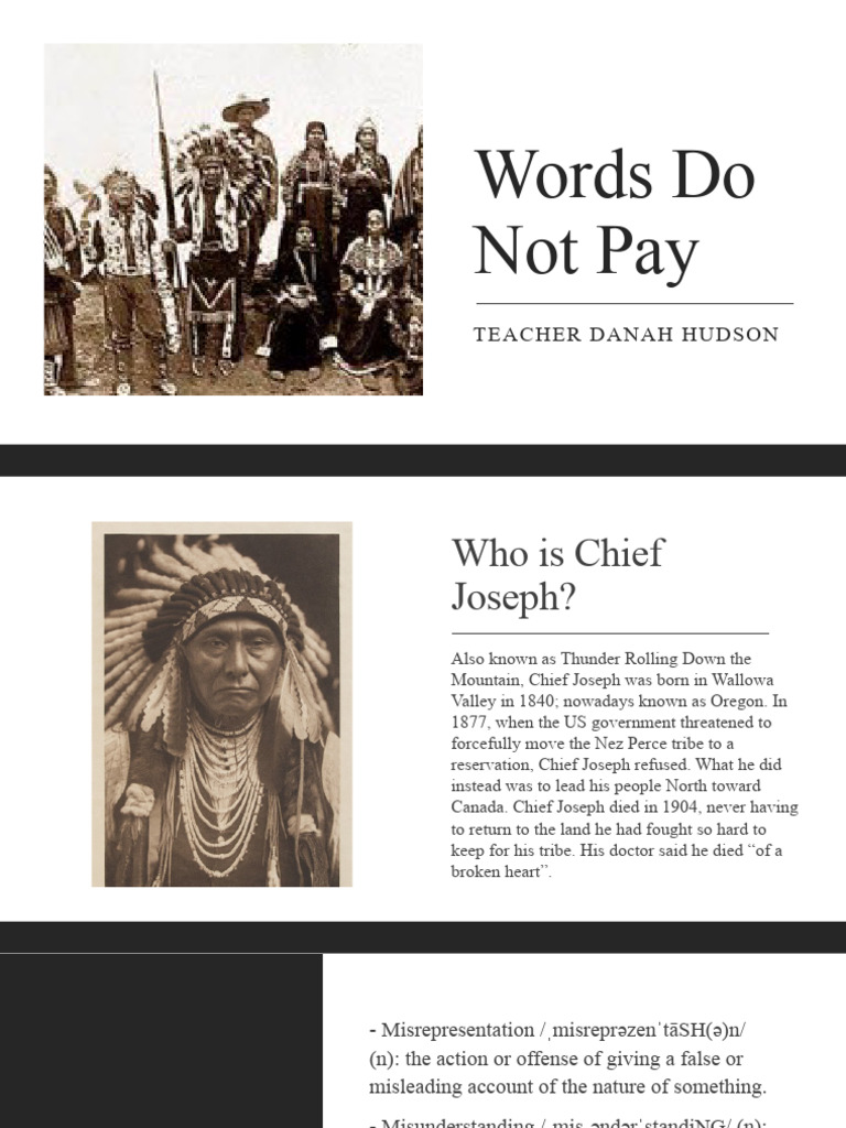 Words Do Not Pay and Parallelism | PDF