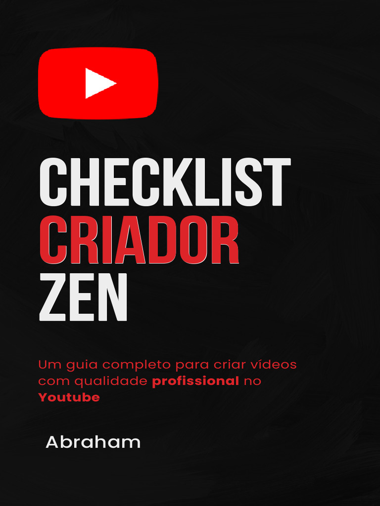 Checklist Abraham | PDF | YouTube | Roteiro