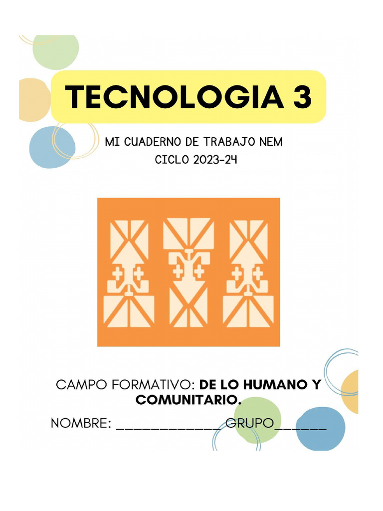 Tecnologia 3 Cuaderno NEM. | PDF | Sustentabilidad | Desarrollo sostenible
