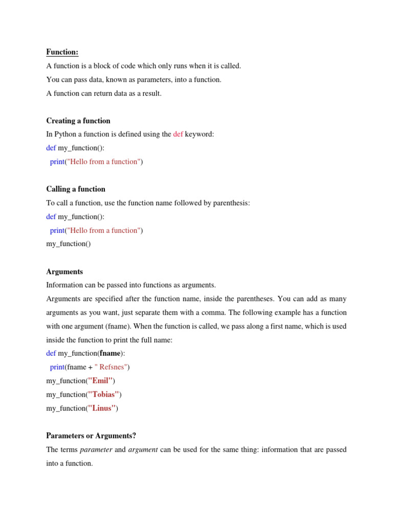 Functionsandexception Handling Pdf Parameter Computer Programming Scope Computer Science