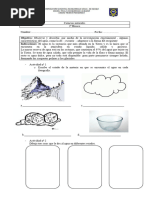 GUÍA DE APRENDIZAJE Ciclo y Estados Del Agua | PDF