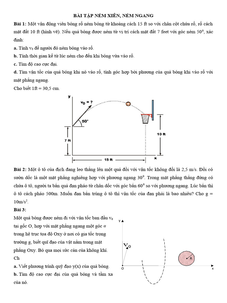 Projectile Motion | PDF