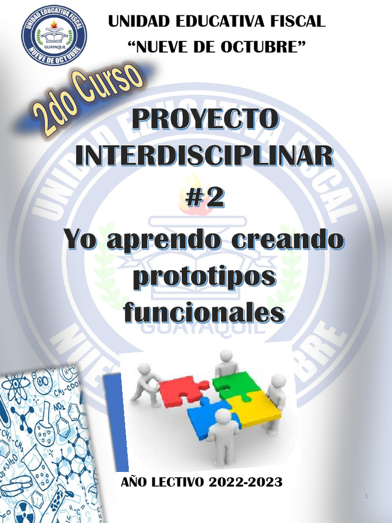 2do Proyecto Interdisciplinar Bachillerato - 11 de Agosto | PDF | Informática