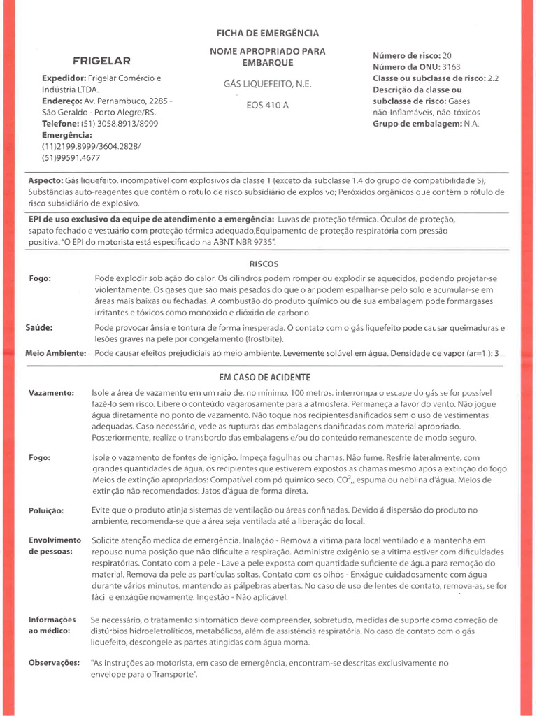 Fispq Gás R410 | PDF