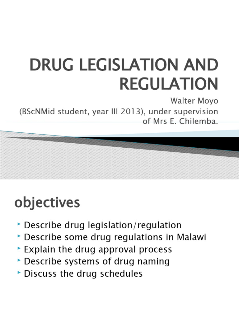 DRUG_LEGISLATION_regulation | PDF | Drugs | Pharmacy