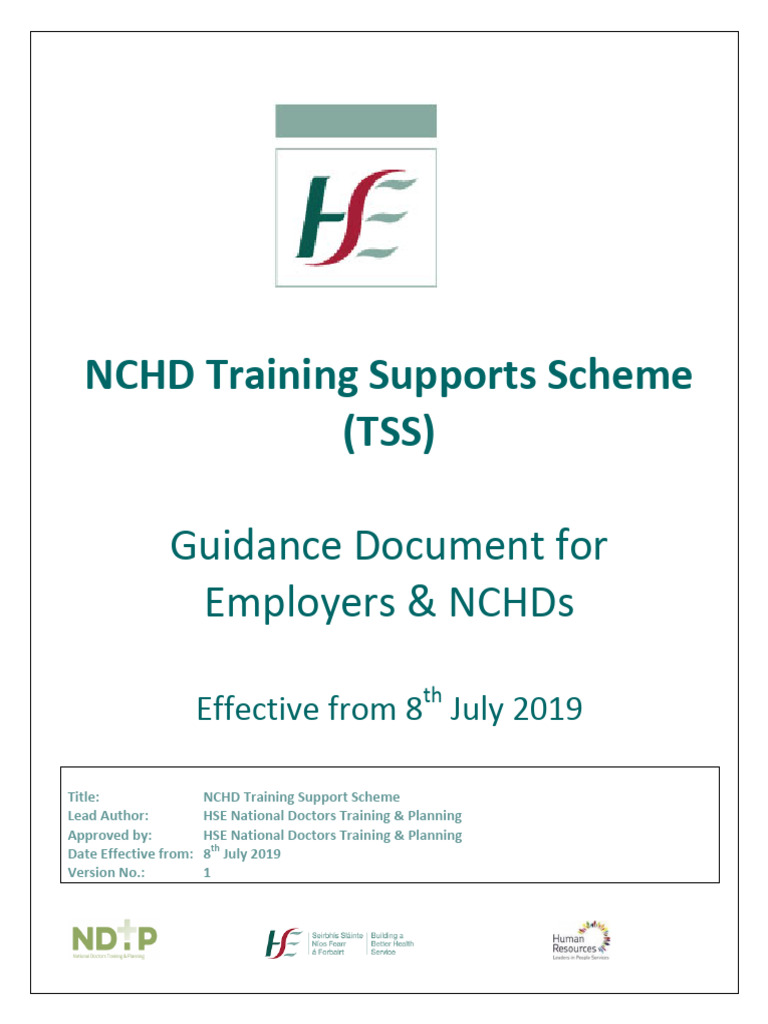 Training - Important Documents - TSS Guidance Document | PDF Training - Important Documents - TSS Guidance Document | PDF