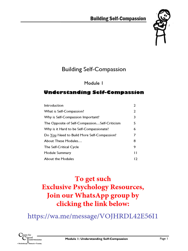 Building Self-Compassion - 01 - Understanding Self-Compassion | PDF ...