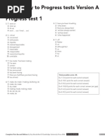 Complete First Third Edition Student's Book Answer Key | PDF