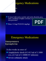 List of Emergency Drugs and Their Action PDF | PDF | Medical ...