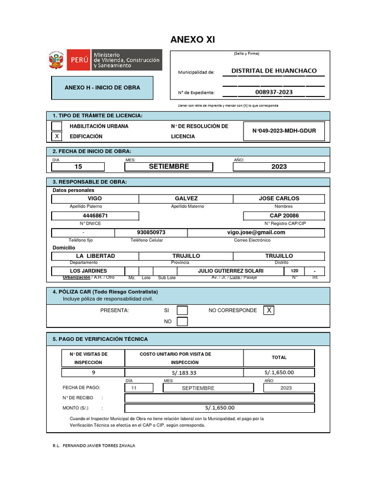 Anexo H - Cronograma | PDF