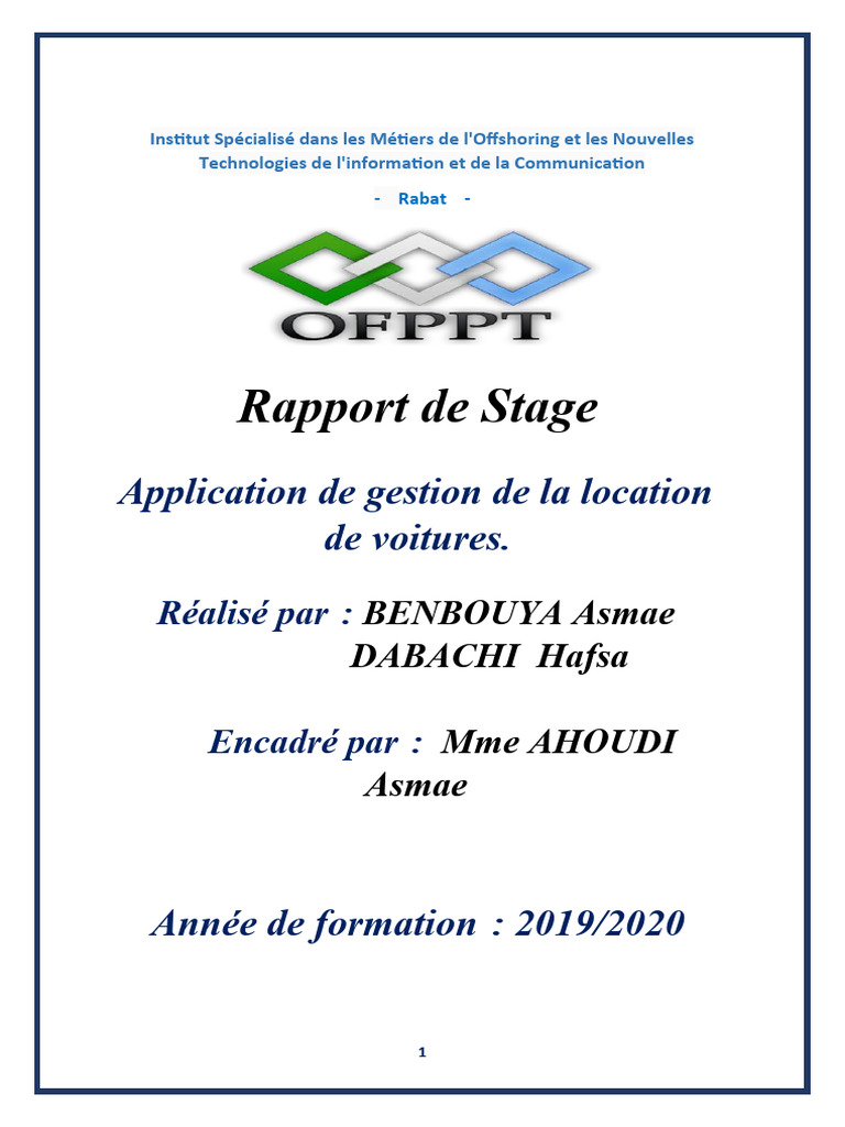 Gestion de location de voitures | PDF