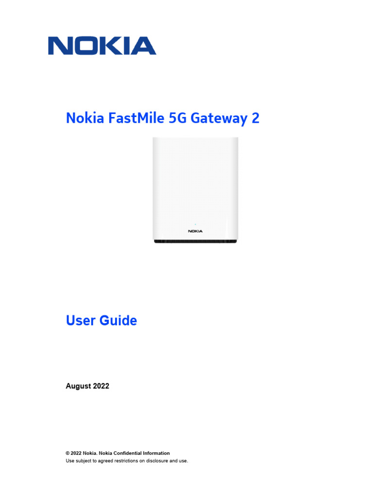 Fastmile 5g Gateway 2 User Guide | PDF