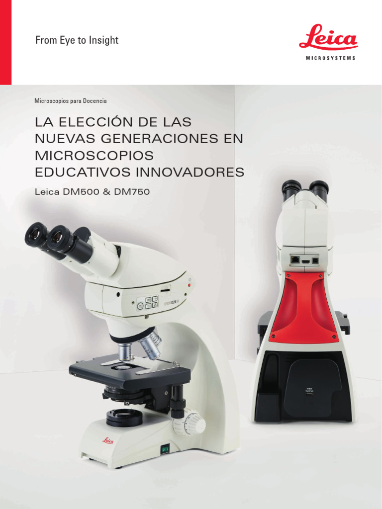 Leica - DM500 - DM750 - Brochure - ES MICROSCOPIO | PDF | Diodo emisor ...