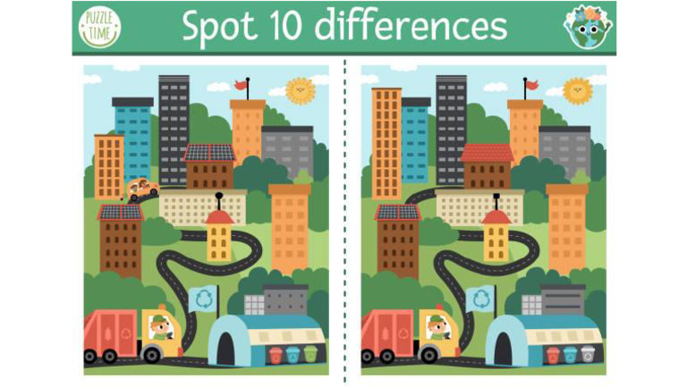 Spots The Differences TOWN | PDF