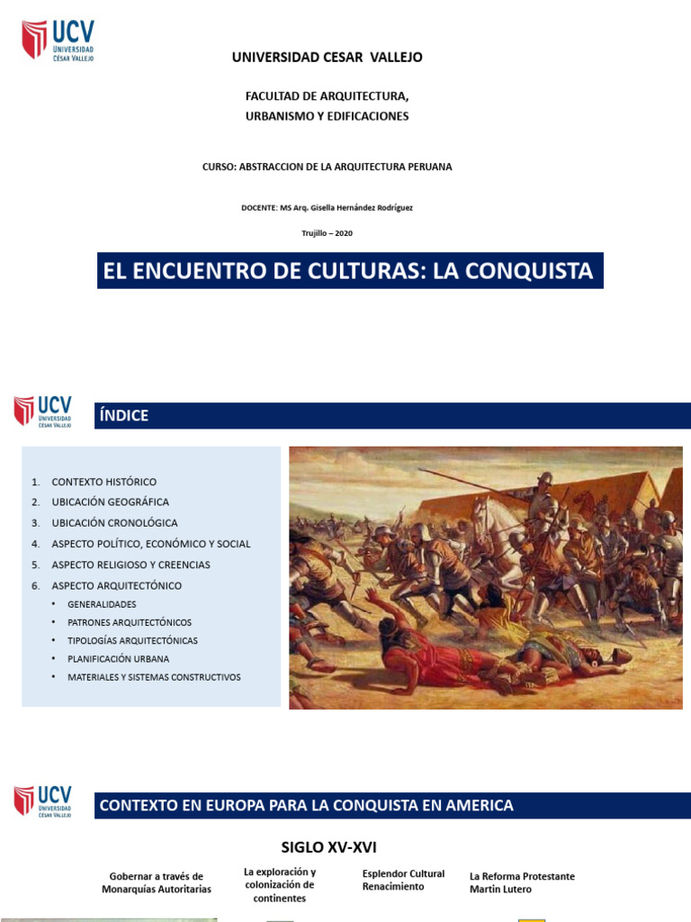 El Encuentro de Culturas-La Conquista | PDF