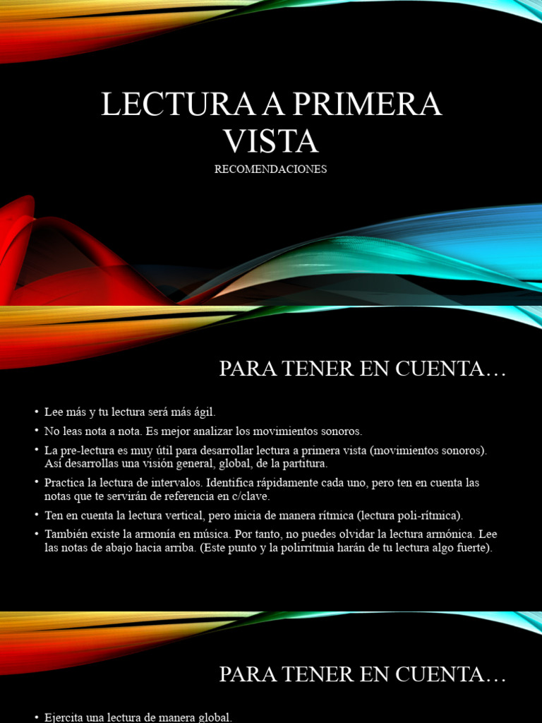 Lectura A Primera Vista | PDF