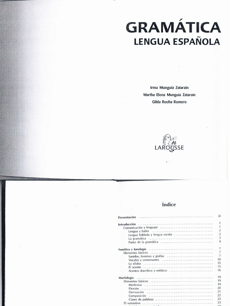 Gramatica Lengua Espanola Larousse | PDF
