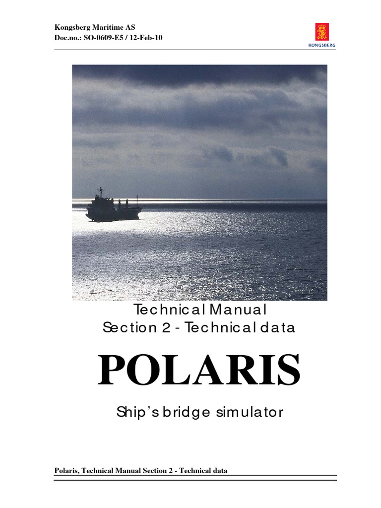 So-0609E5 Polaris Technical Manual Section 2 Technical Dat | PDF | Navigation | Ships