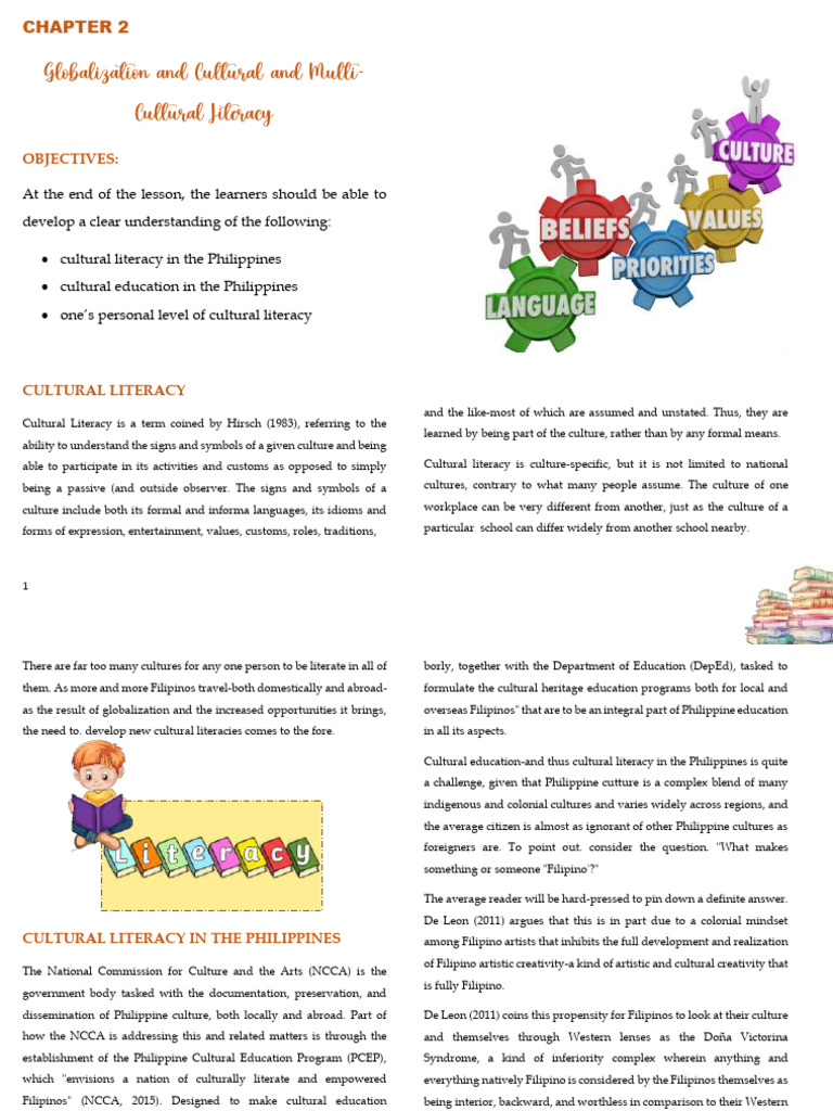 Cultural Literacy Handouts | PDF