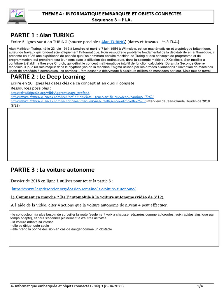 Informatique Embarquée Et Objets Connectés | PDF