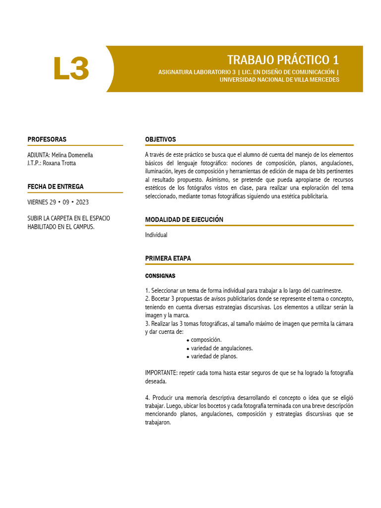 Guia TP1 - 2023 | PDF