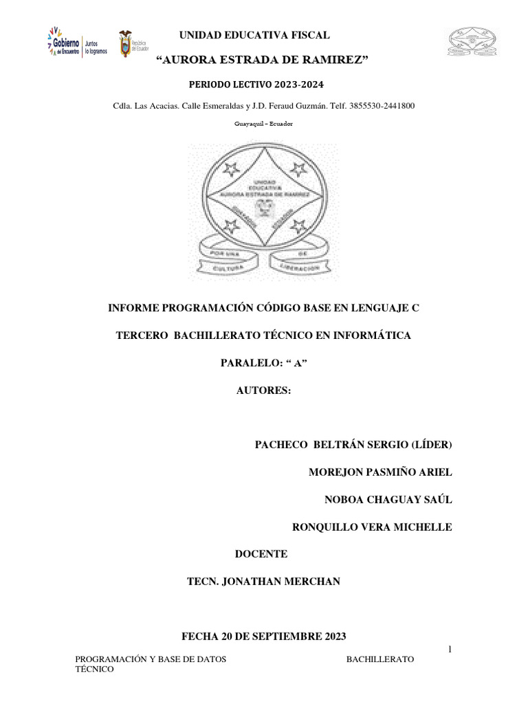 Informe Programación | PDF | Programa de computadora | Programación