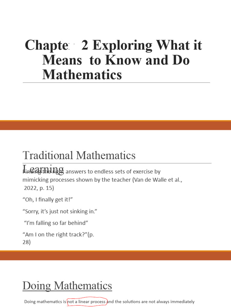 Chapter 2 Key Points | PDF | Learning | Mathematics