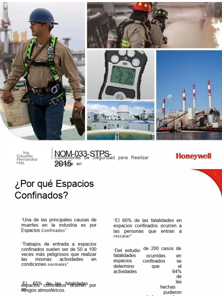 PDF Presentacion Nom 033 Stps Honeywell | PDF | Las condiciones de ...