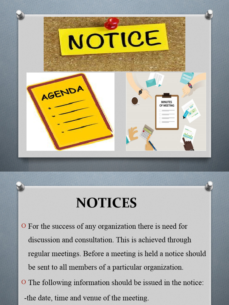 Notice, Agenda and Minutes (10714) | PDF