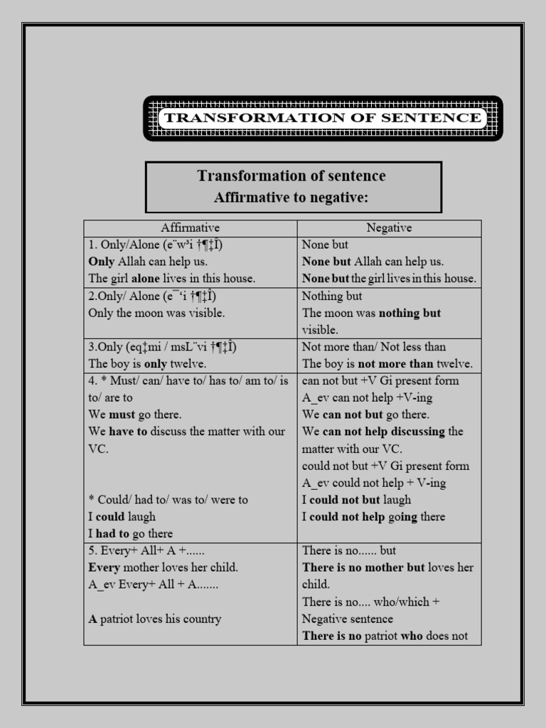 Affirmative | PDF