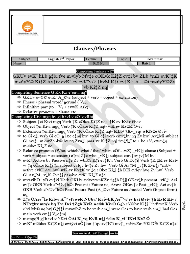 Completing Sentence | PDF | Verb | Subject (Grammar)