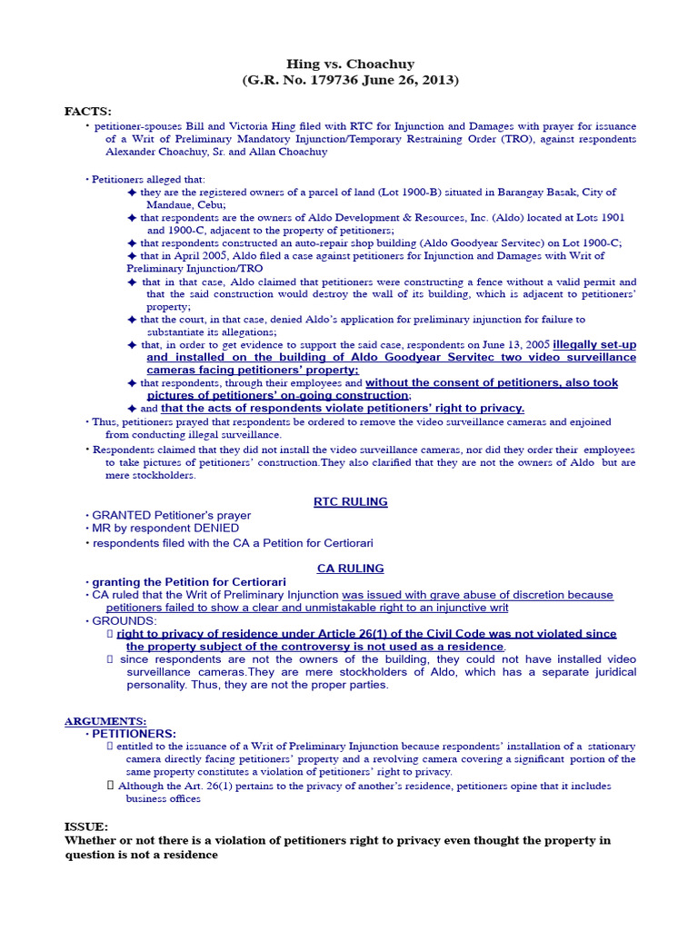 PFR Week 3 Cases | PDF