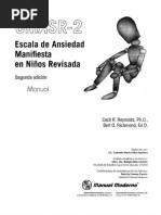 Calificación e Interpretación CMAS-R | PDF | Crecimiento personal y profesional | Relaciones ...