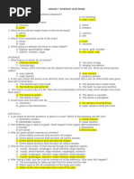 Grade 6 Questions Science Quiz Bee | PDF | Orbit | Earth