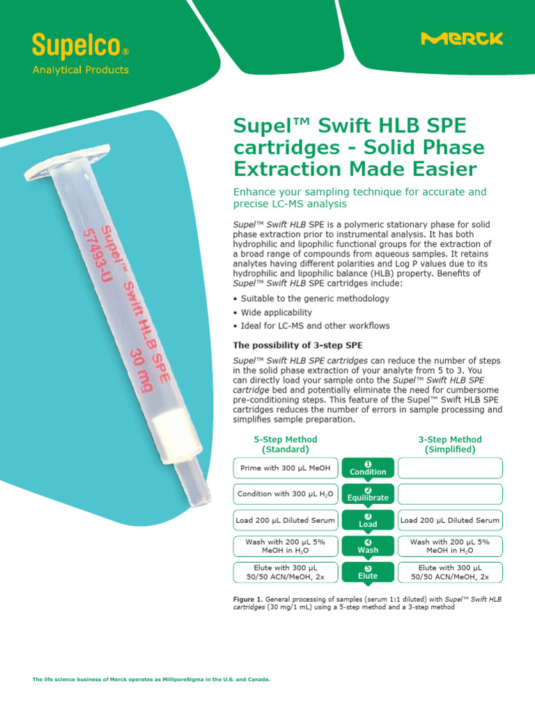 SUPELCO - Supel Swift HLB Spe MK | PDF