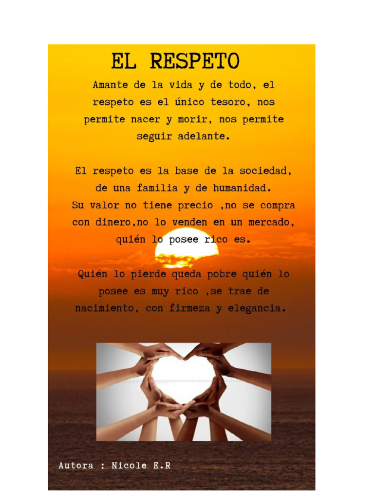 Poema Del Respeto | PDF