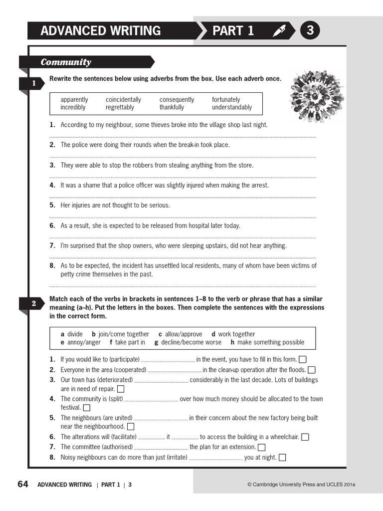 Exam - Booster - Advanced - C1 Community | PDF