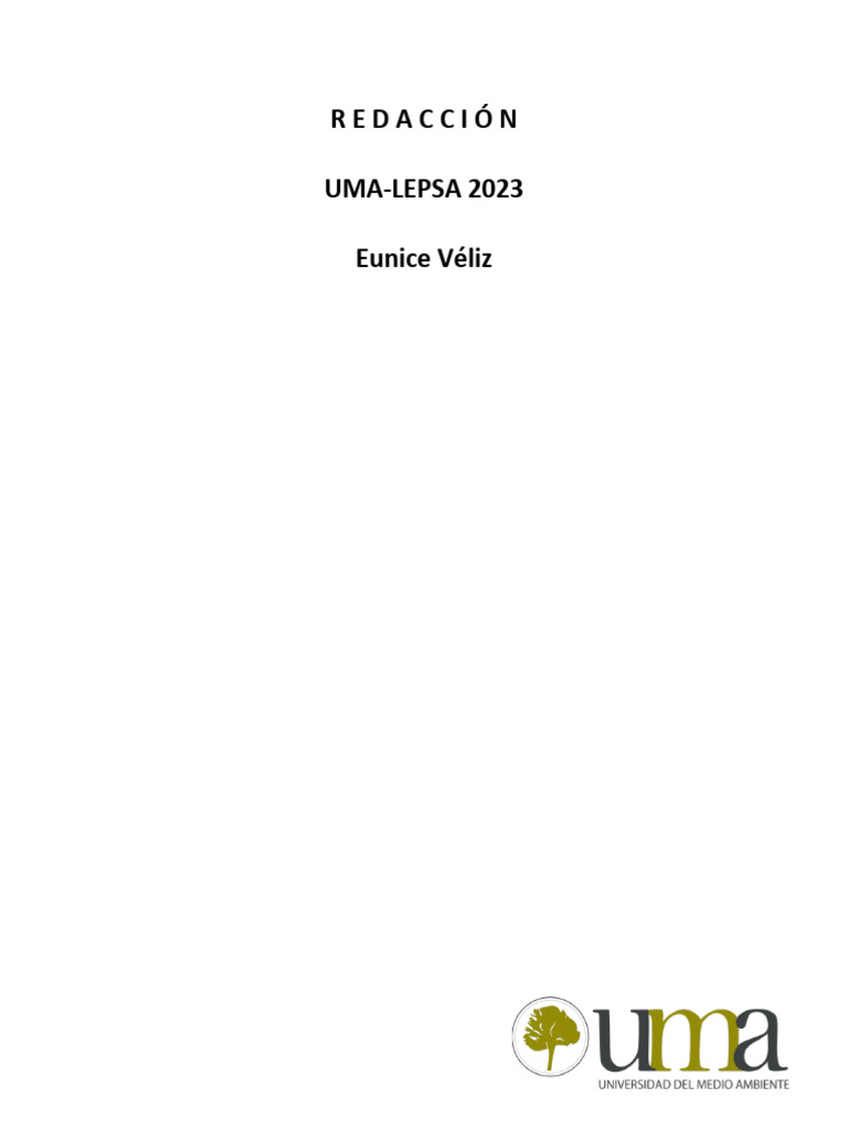 Cuadernillo de Trabajo Taller LEPSA UMA | PDF