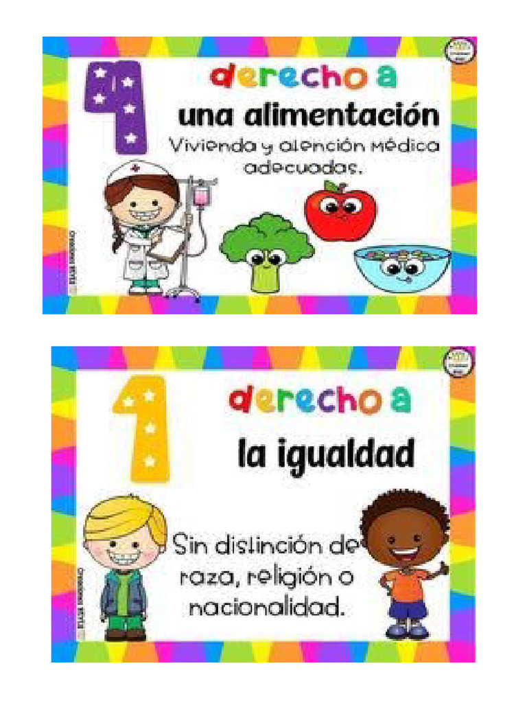 Derechos D Elos Niños | PDF