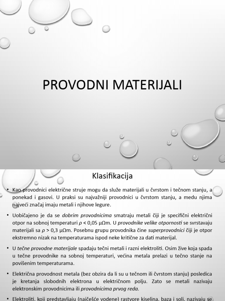 Lekcija 2 Provodnici | PDF