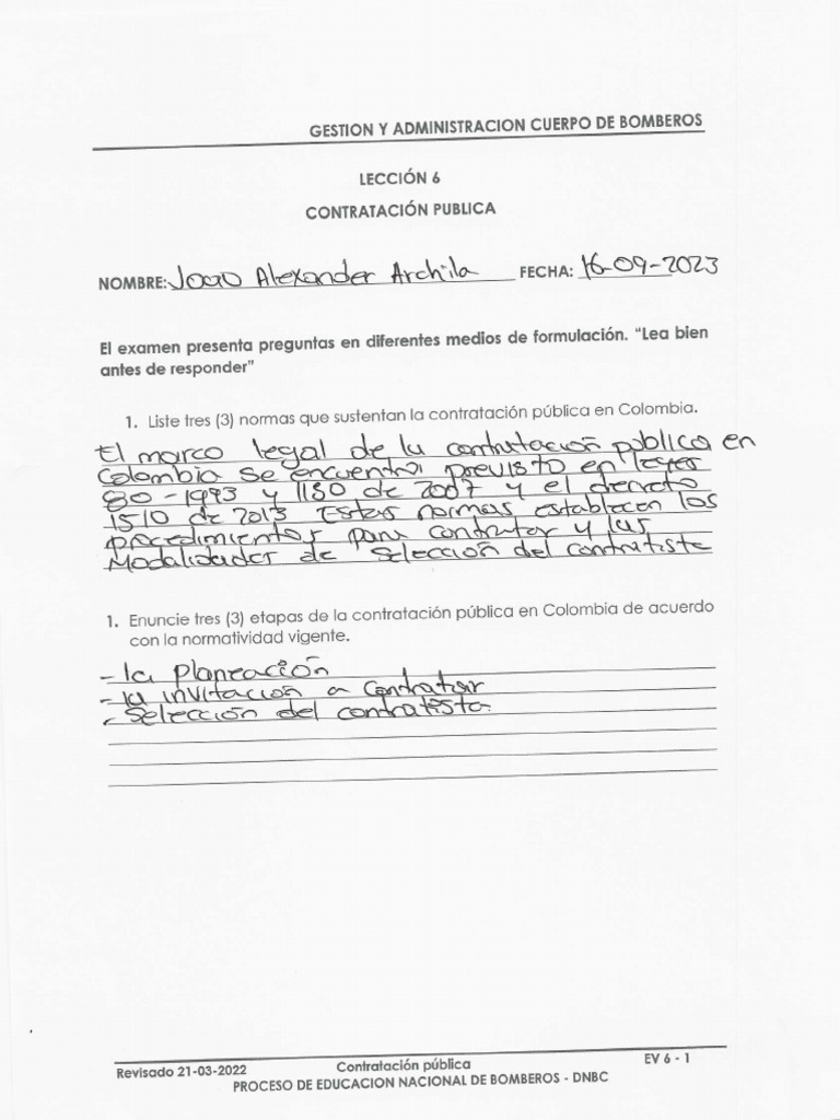 Lección 6-Joao Archila | PDF Lección 6-Joao Archila | PDF