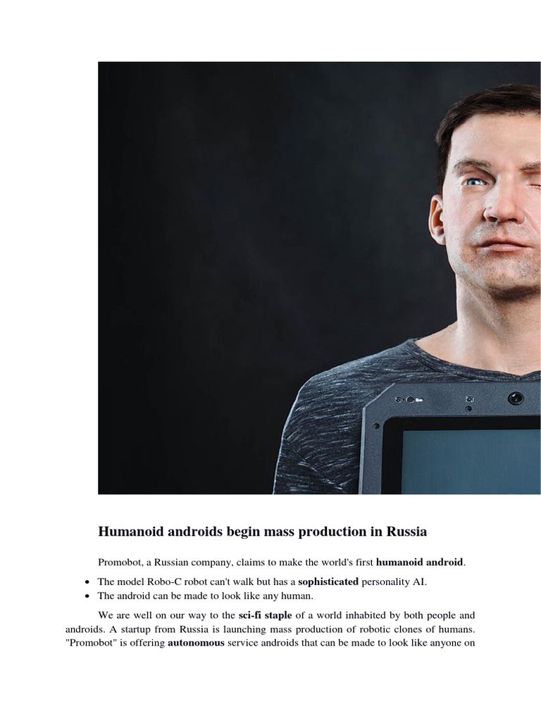 Humanoid Androids | PDF