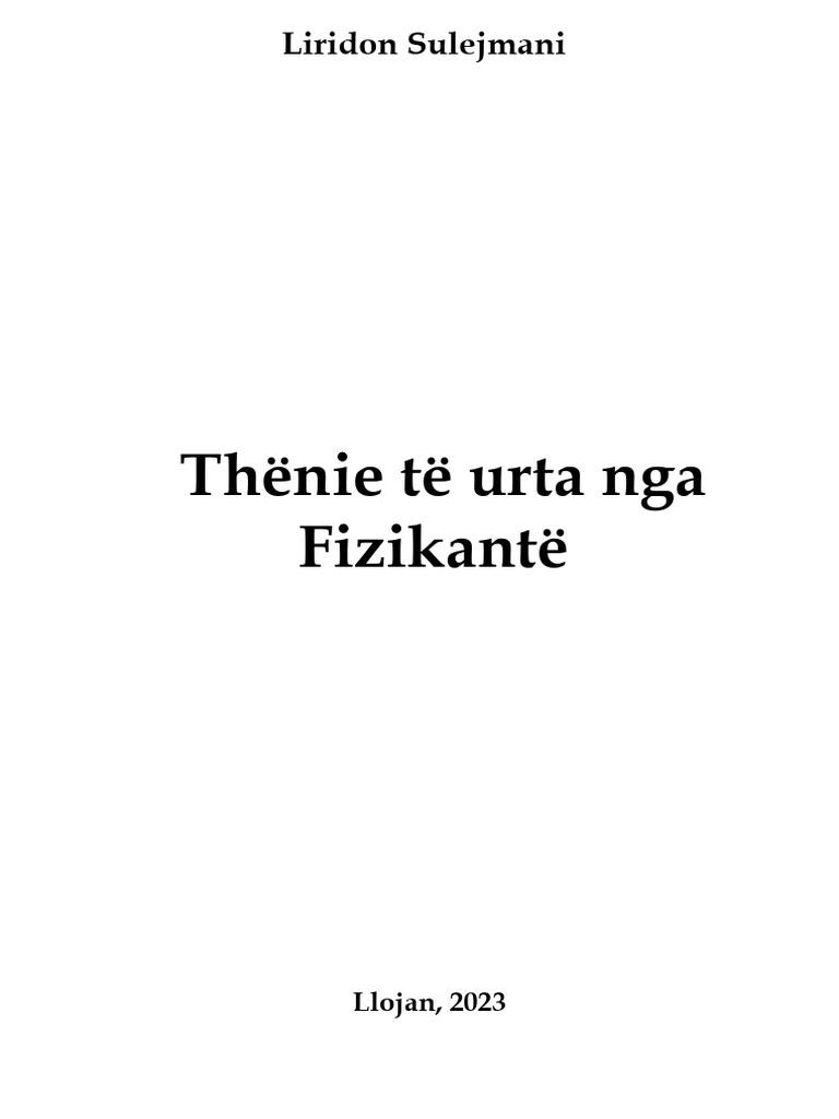 Thënie Të Urta Nga Fizikantë | PDF
